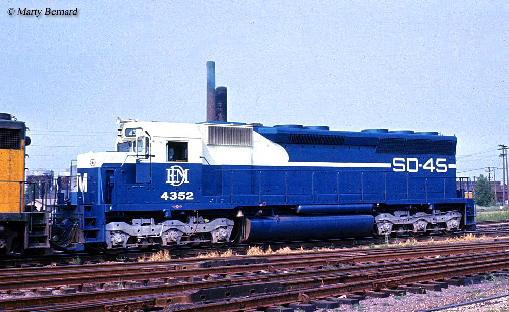 The EMD SD45 Series