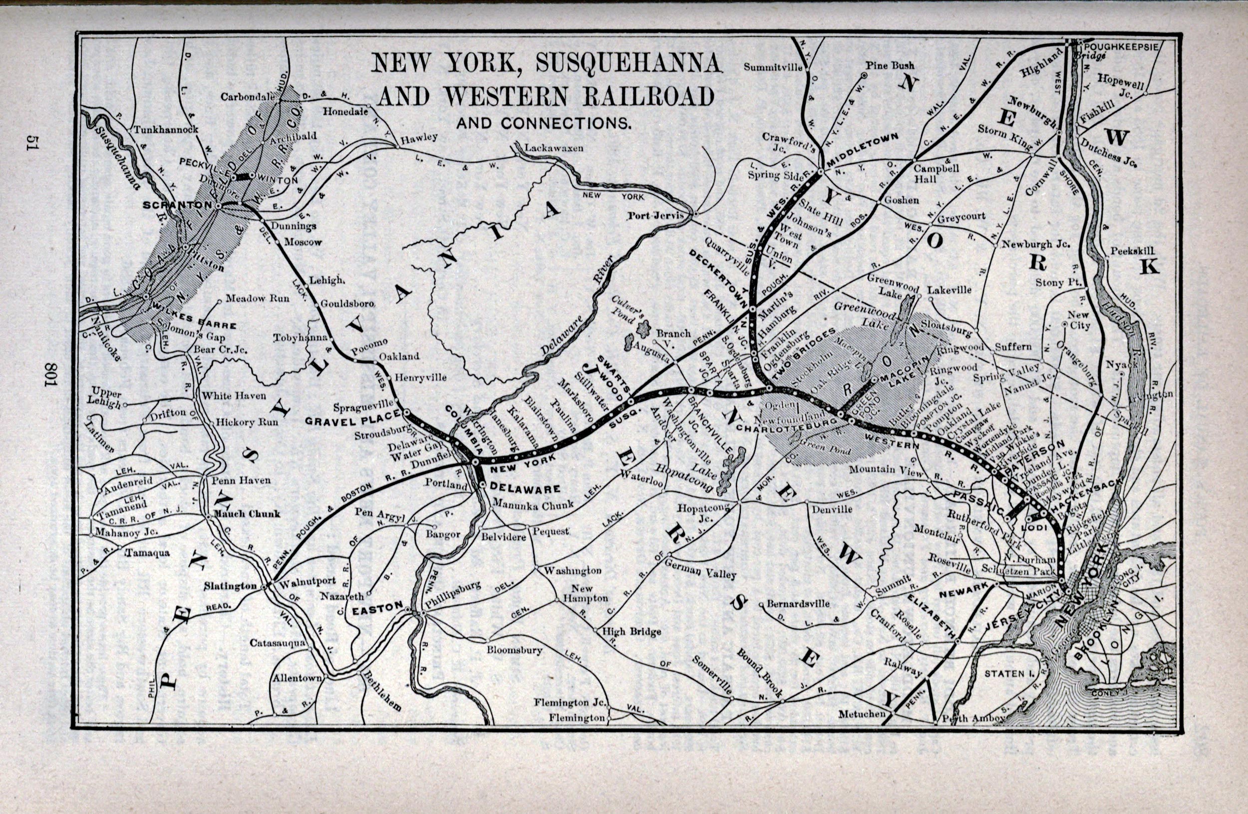 The New York, Susquehanna and Western Railway
