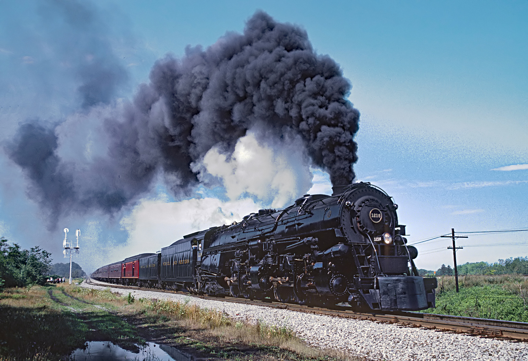 Norfolk & Western #1218: Restoration Status, Whistle, Photos