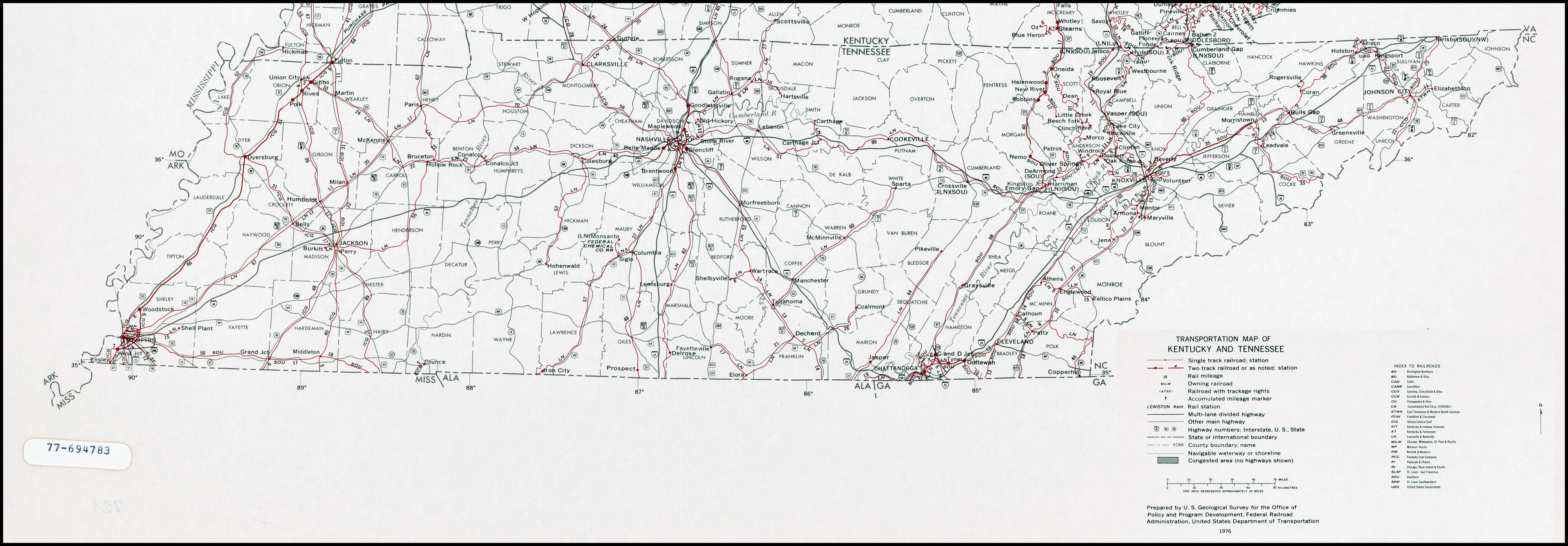 Tennessee Railroads