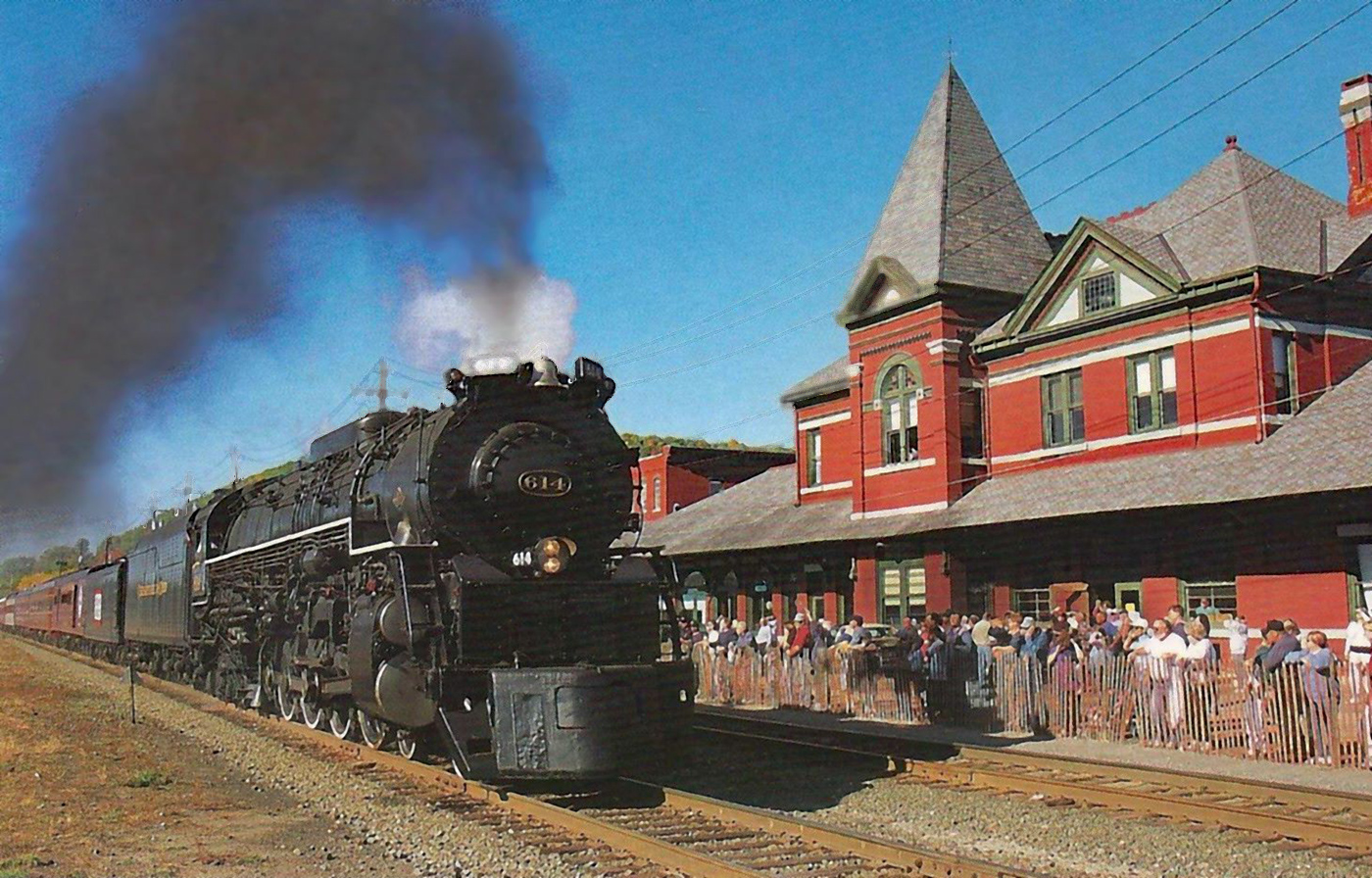 C&O 4-8-4 "Greenbrier" #614 Locomotive: Specs, Photos
