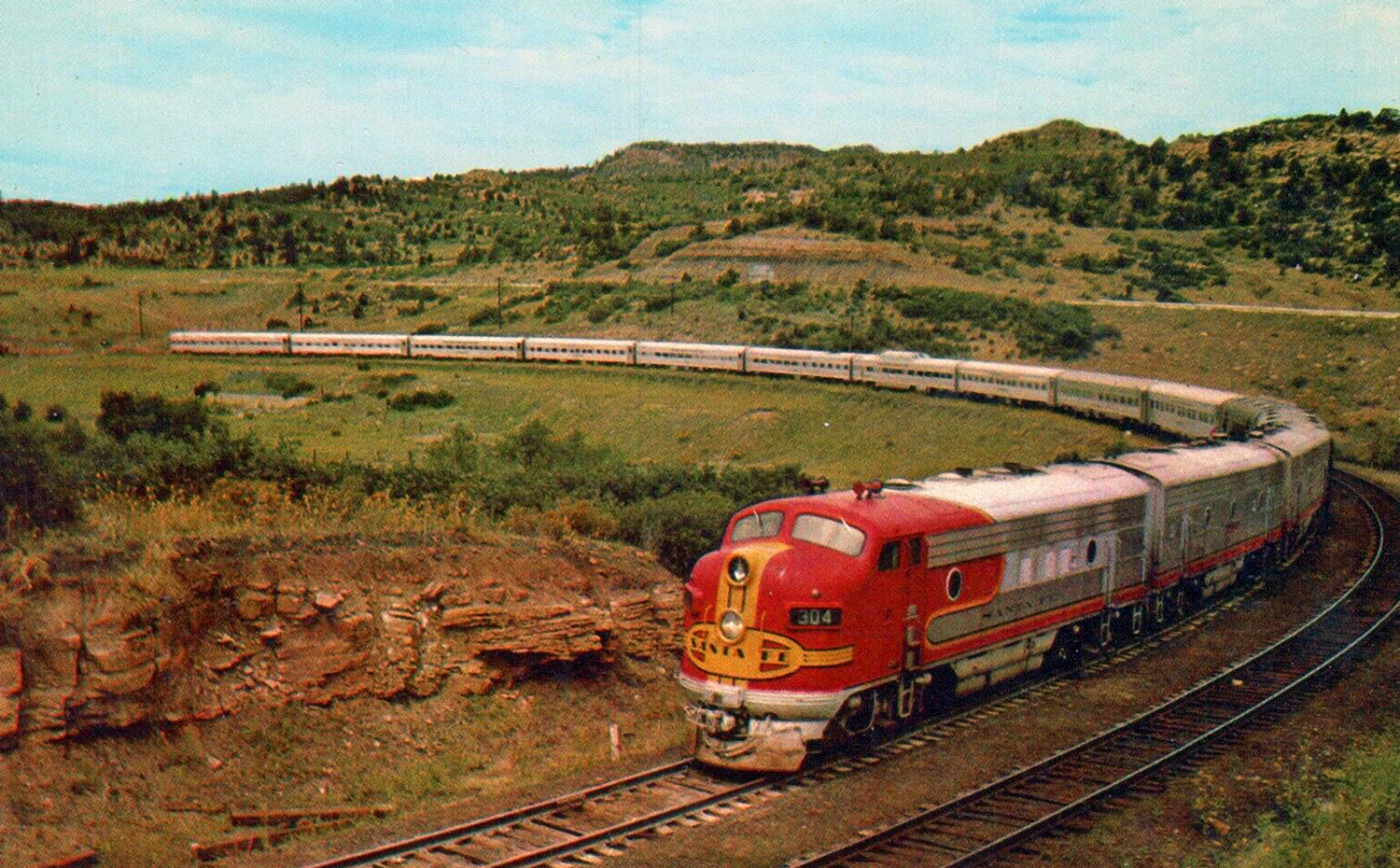 Raton Pass, NM (Railroad): Map, RR War, History