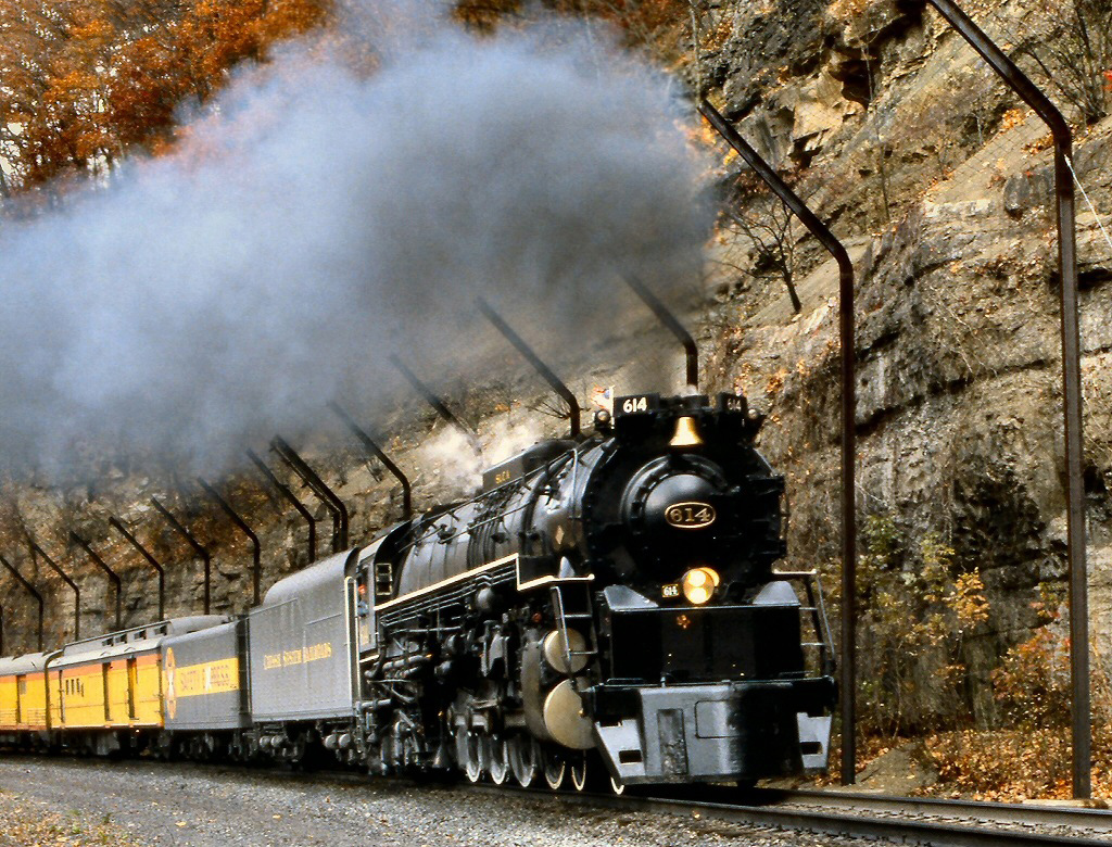 C&O 4-8-4 "Greenbrier" #614 Locomotive: Specs, Photos