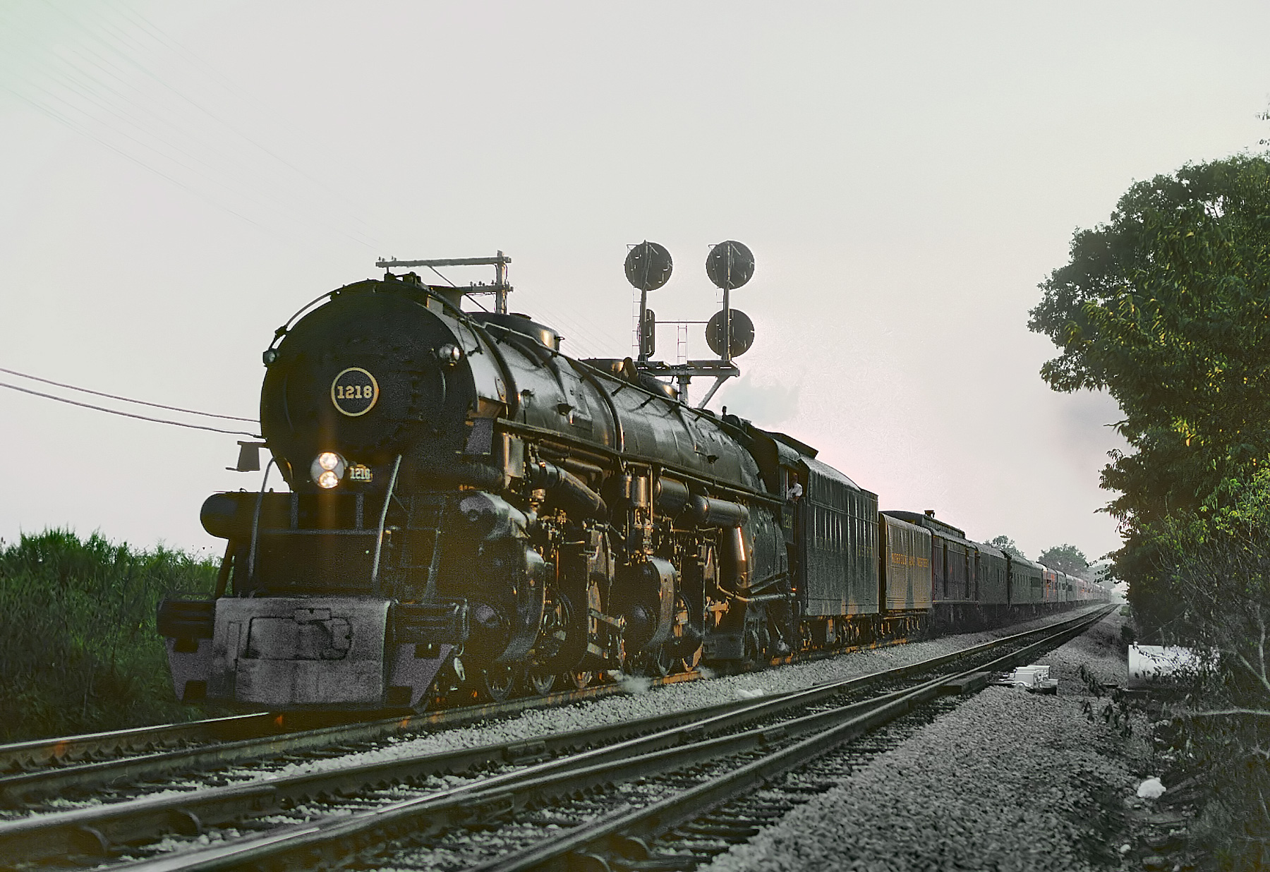 Norfolk & Western #1218: Restoration Status, Whistle, Photos