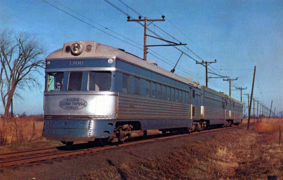 Illinois Terminal Railroad "Streamliner" - the final interurban cars ...