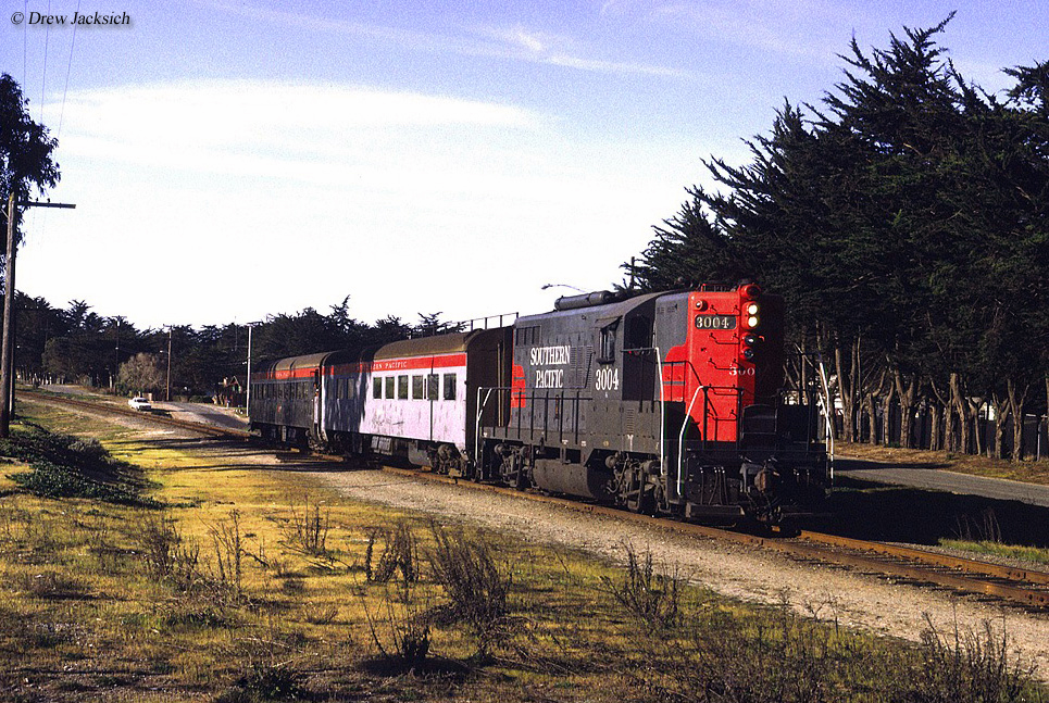 Southern Pacific's "Del Monte" (Train): Consist, Schedule