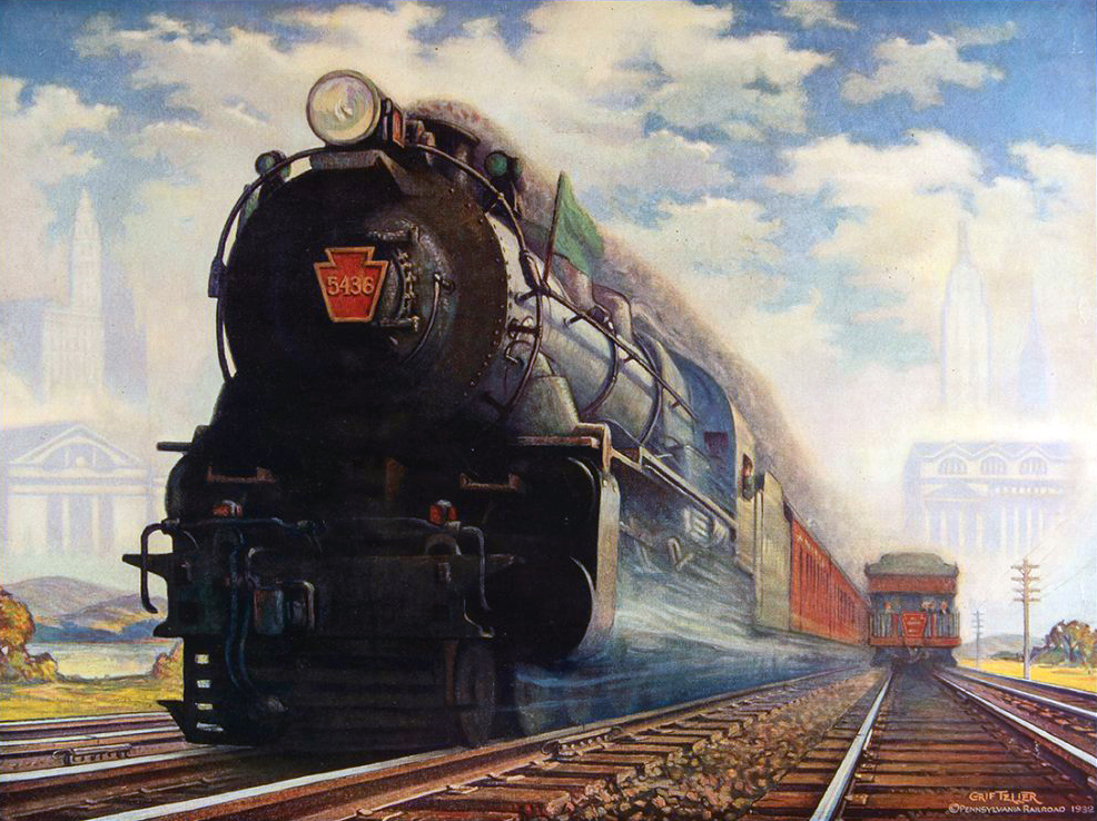 PRR's "Manhattan Limited" (Train): Timetable, Schedule, Route