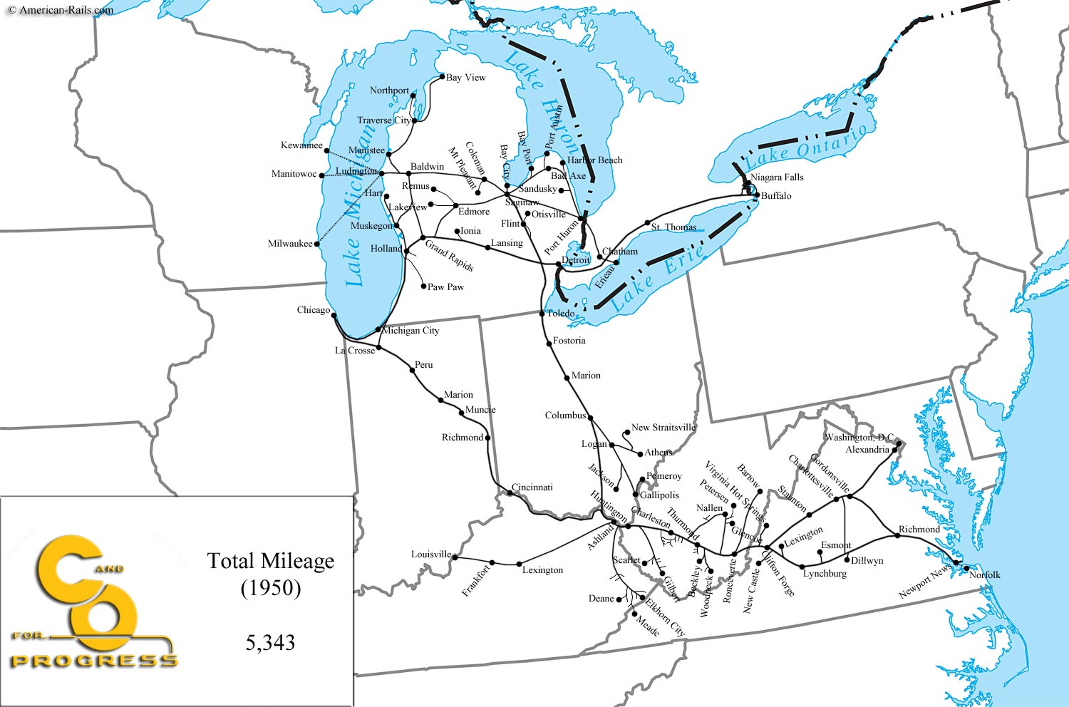 The Chesapeake and Ohio Railway