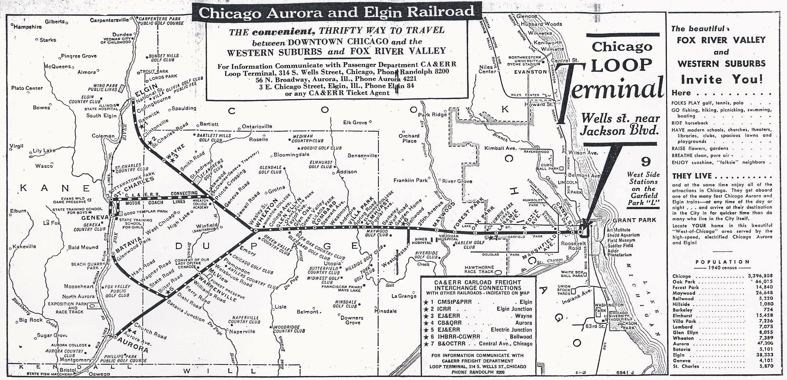 The Chicago, Aurora and Elgin Railroad
