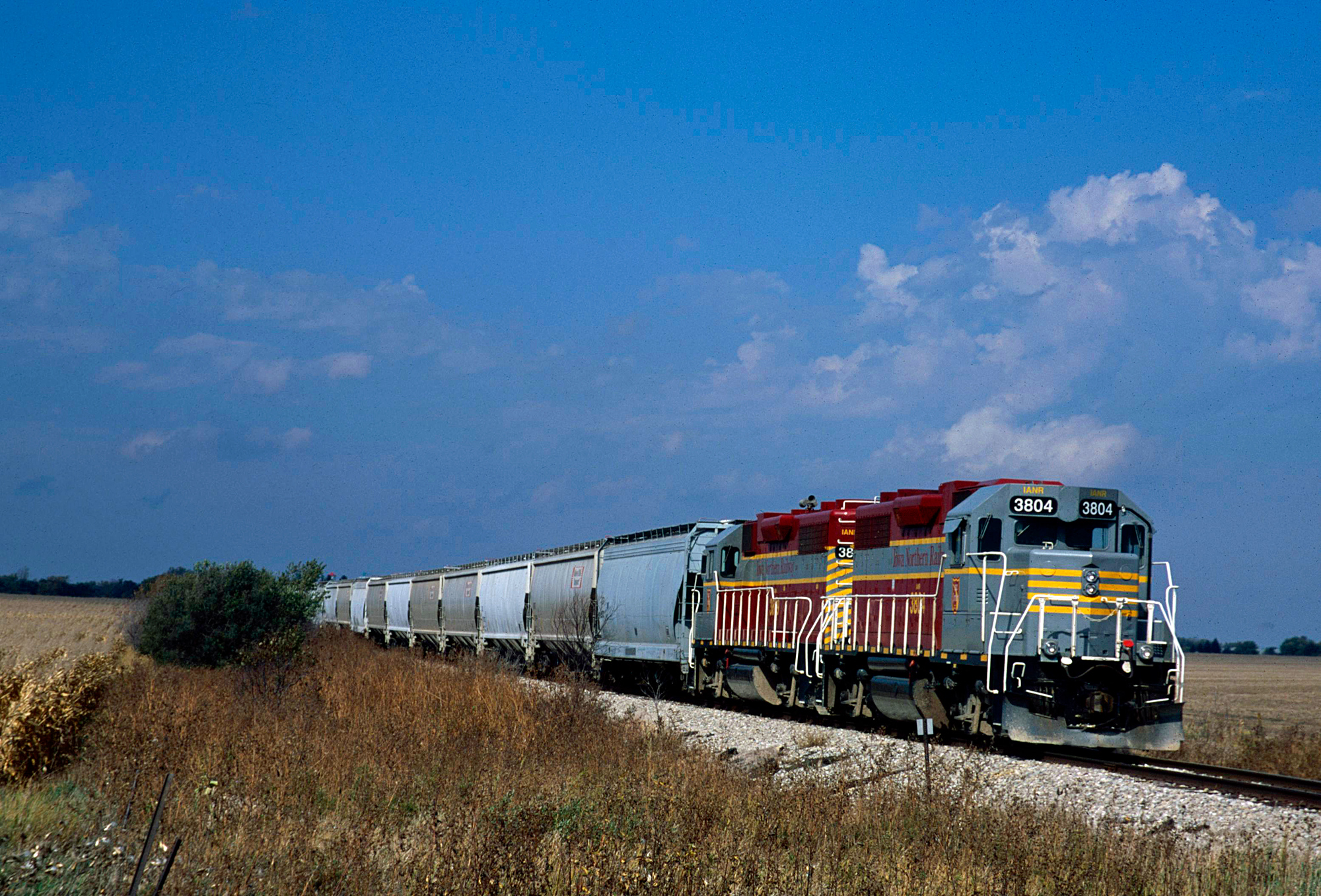 Iowa Northern Railway: Map, Roster, Locomotives, History