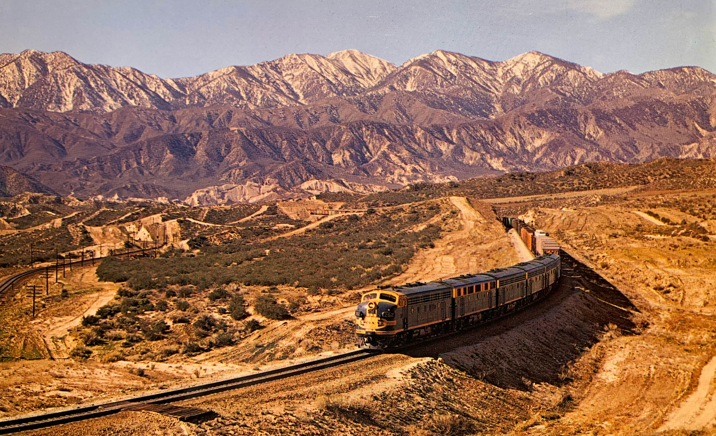 Cajon Pass (Railroad): Splitting Two Mountains To Reach LA