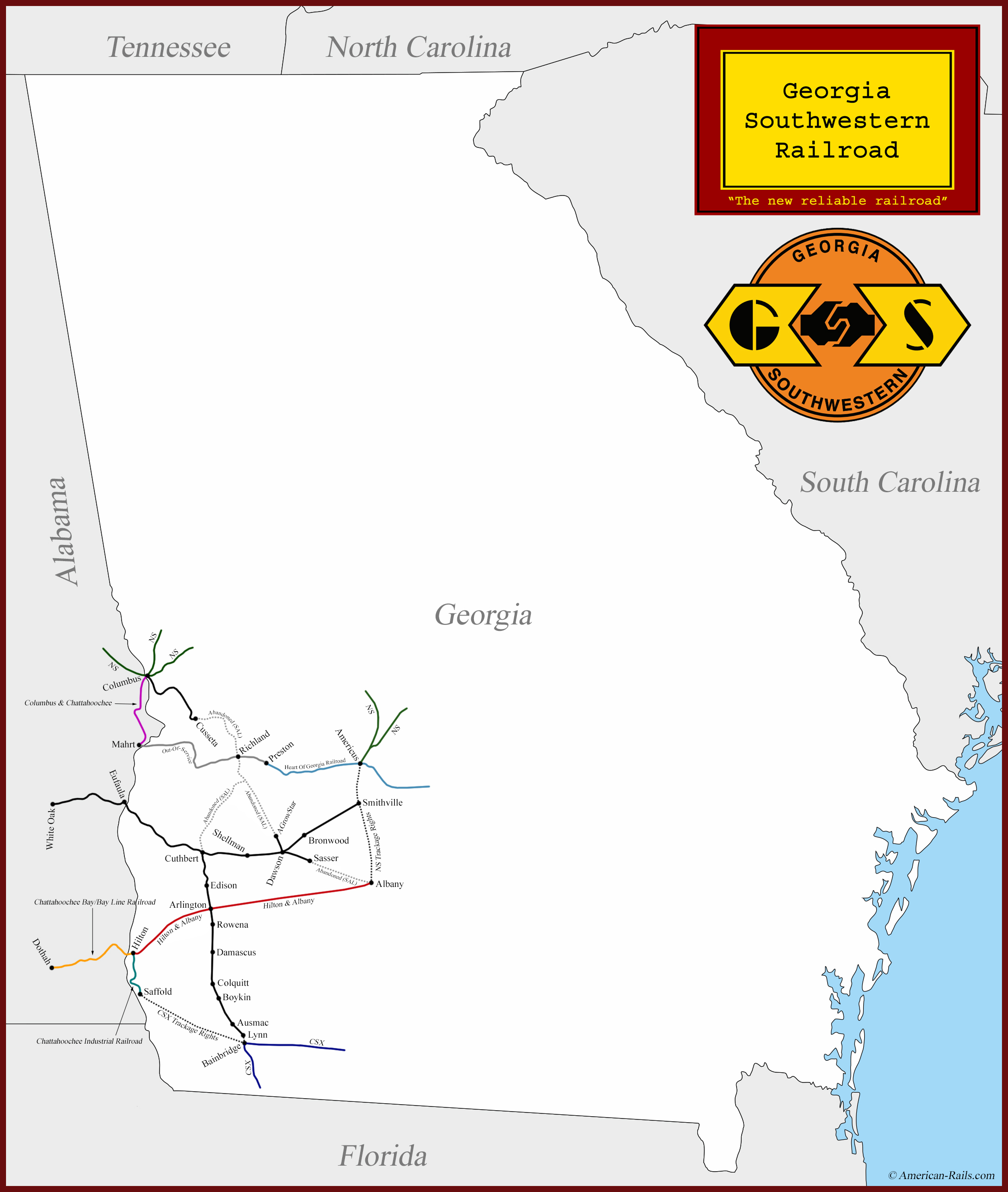 Georgia Southwestern Railroad: Serving Southern GA Since 1989
