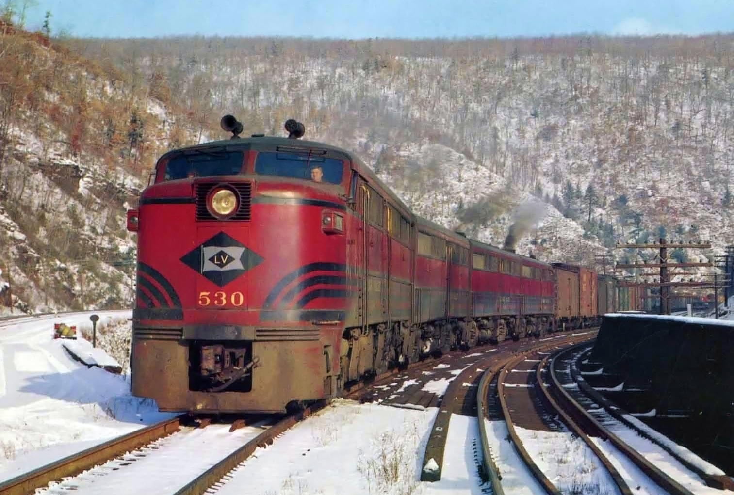 Lehigh Valley Railroad: Map, Timetables, Photos, Rosters