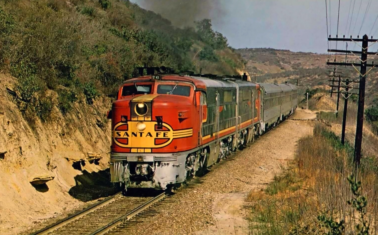 Santa Fe's "San Diegan" (Train): Consist, Timetable, Route