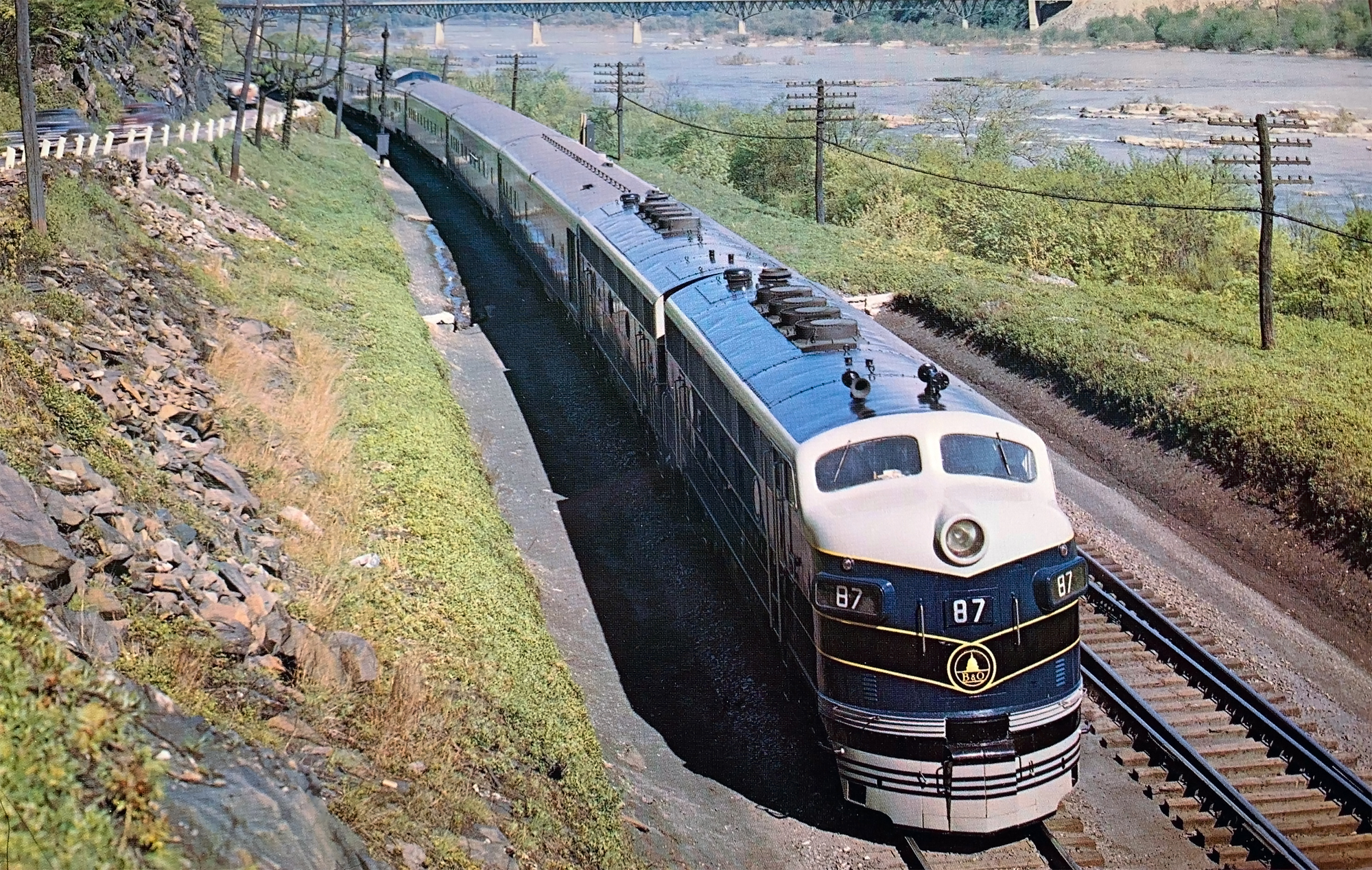 B&O's "Columbian" (Train): Route, Consist, Timetable