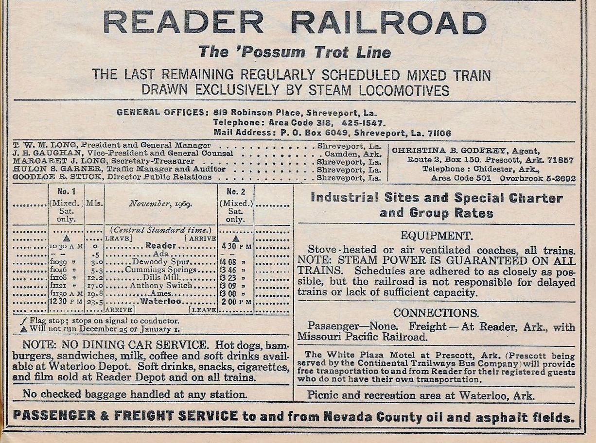 Reader Railroad: Serving Arkansas Oil and Asphalt Fields