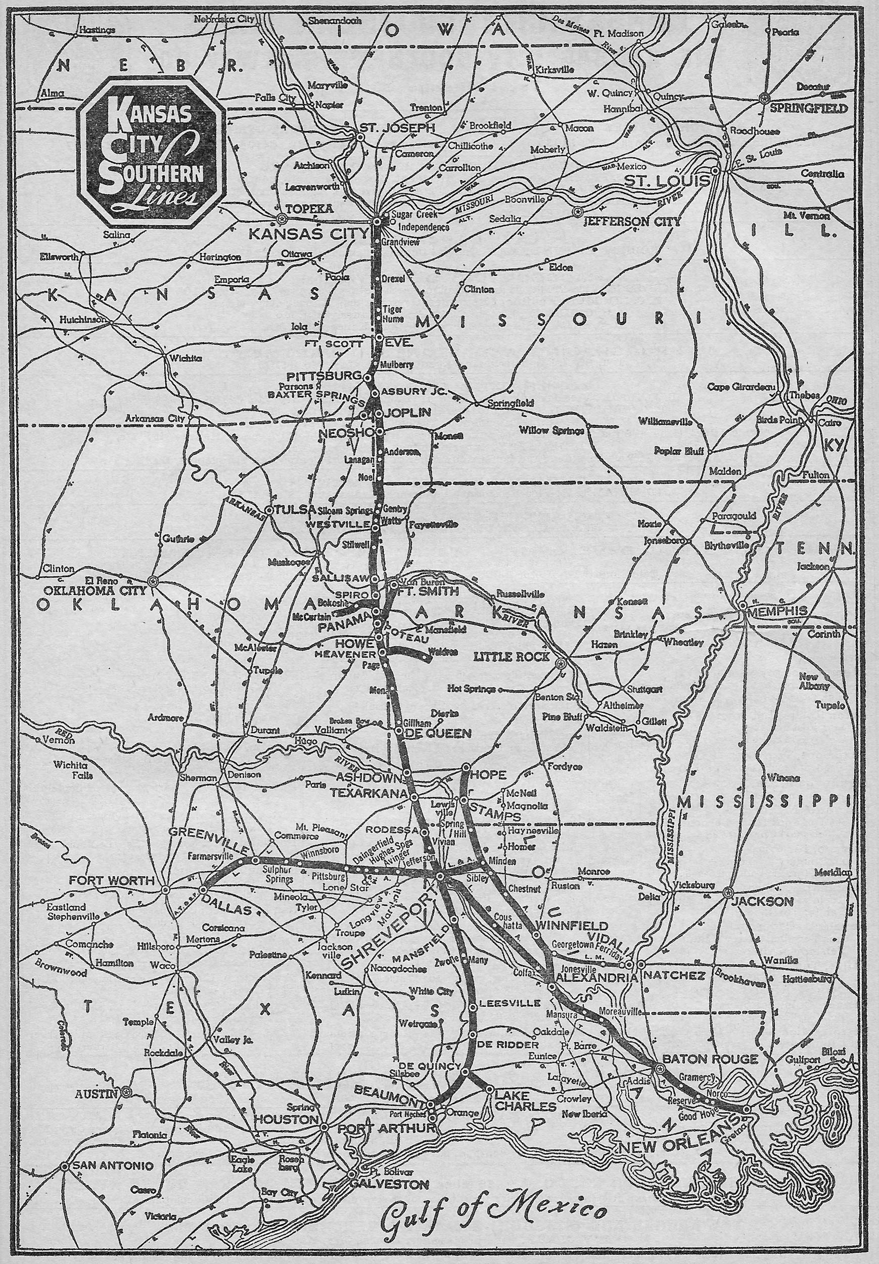 Kansas City Terminal Railway Map The Line Creek Loudmouth: KC Freeway